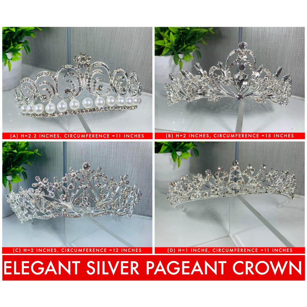 SILVER STONE PAGEANT CROWN | Shopee Philippines