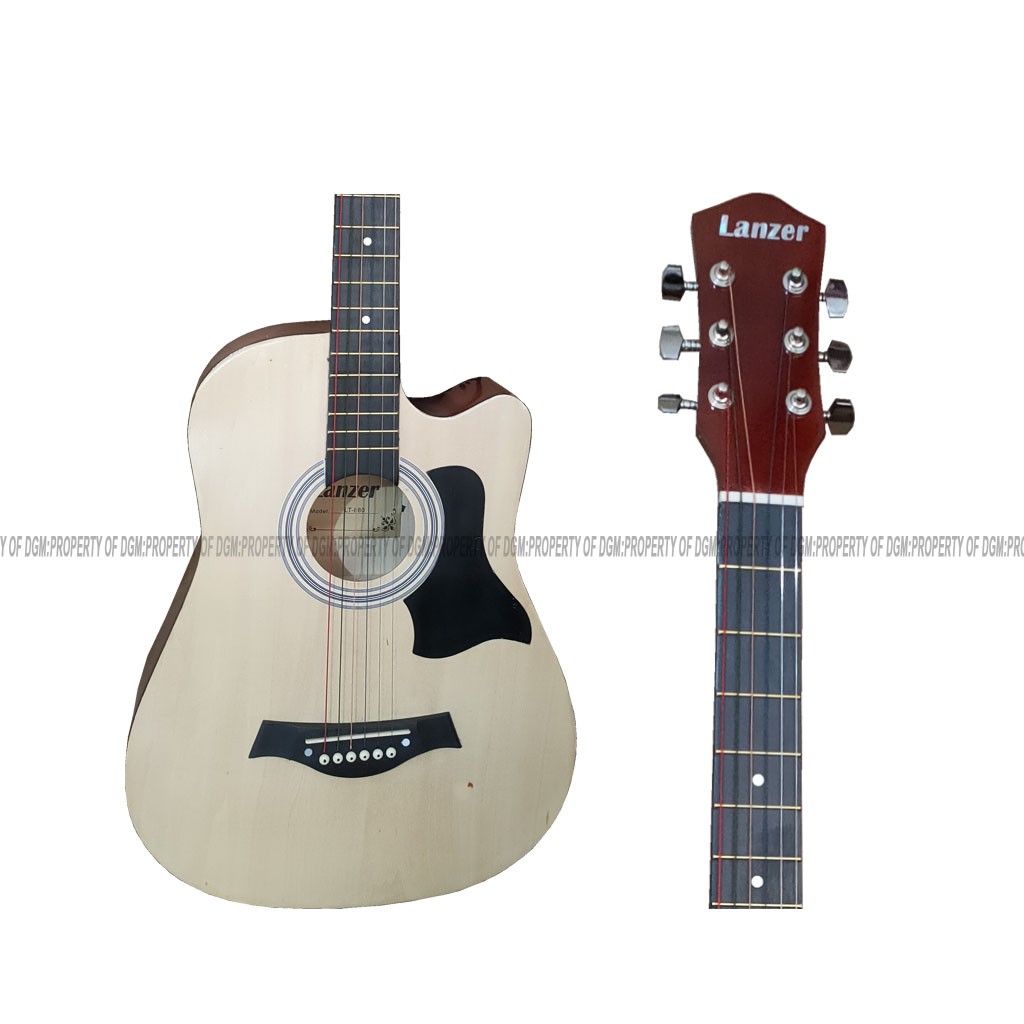 High Quality 38 Inch Lanzer Acoustic Guitar DV with FREE Bag FREE Pick ...
