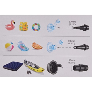 Hand Pump - Double Quick Air Pump for Inflatable, Hand Held Air Pump ...