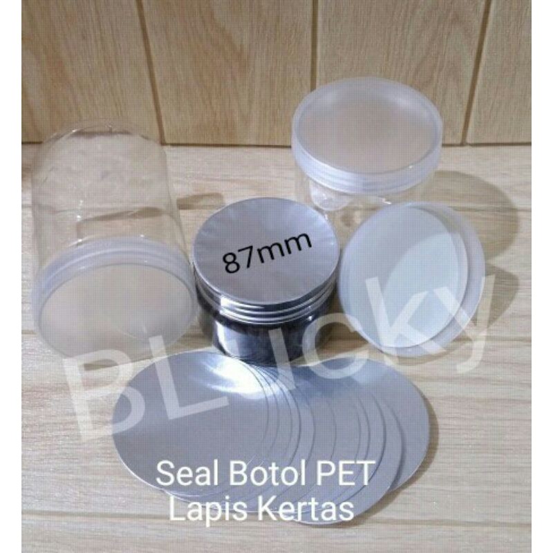 50pcs 87mm Paper Coated PET Seals - PET Bottle Aluminum Foil Seals ...