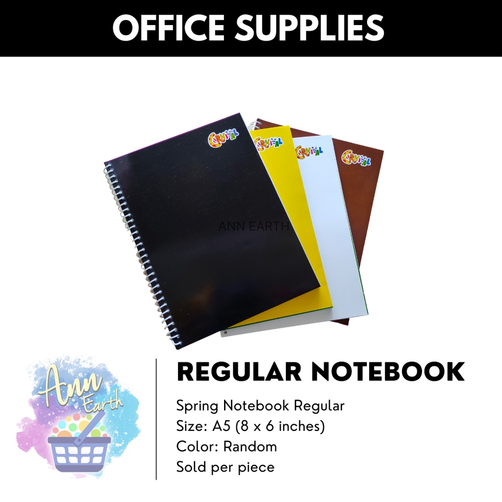 Spring Notebook (A5 Regular) | Shopee Philippines