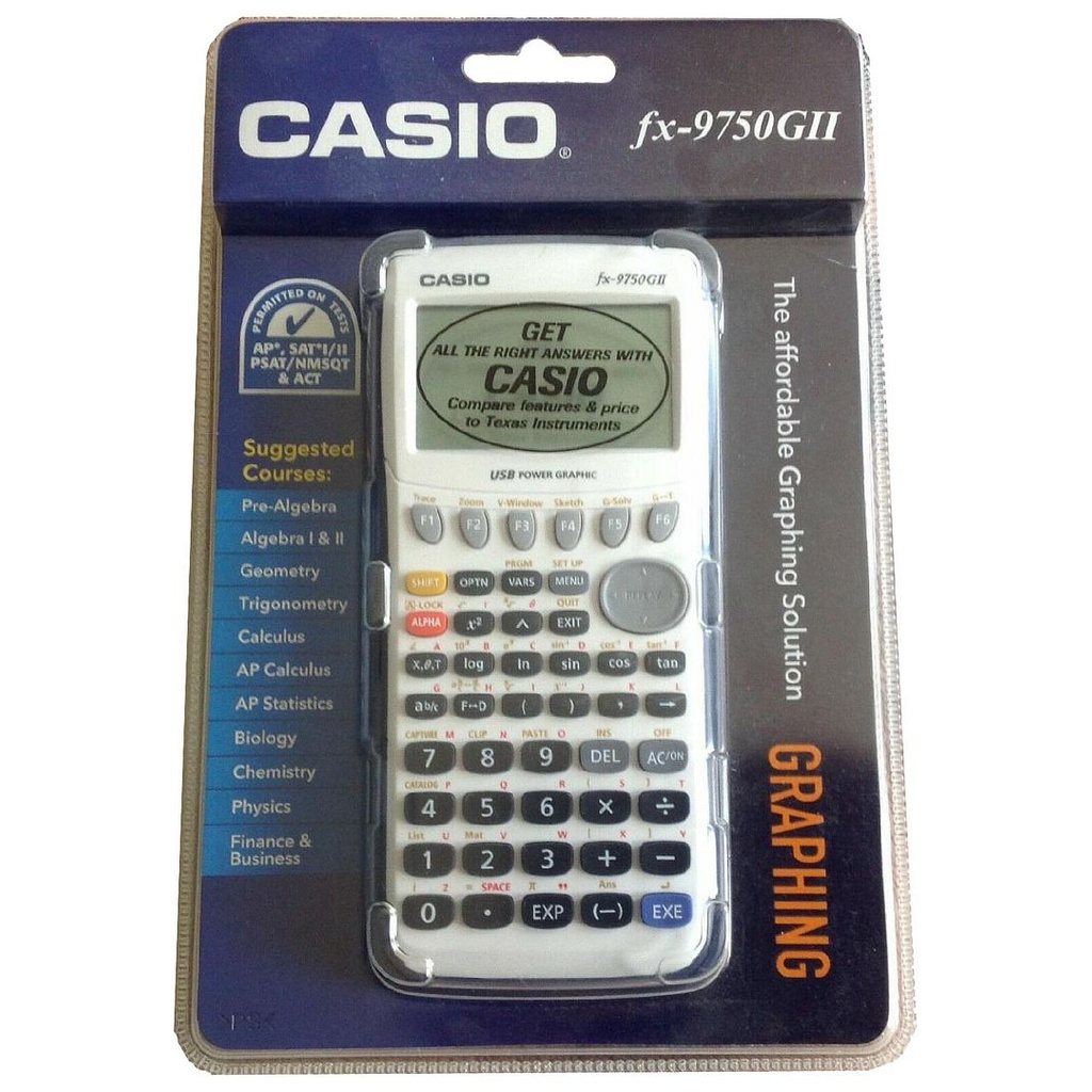 Casio fx-9750GII Graphing Calculator with icon based menu ( White ) | Shopee Philippines