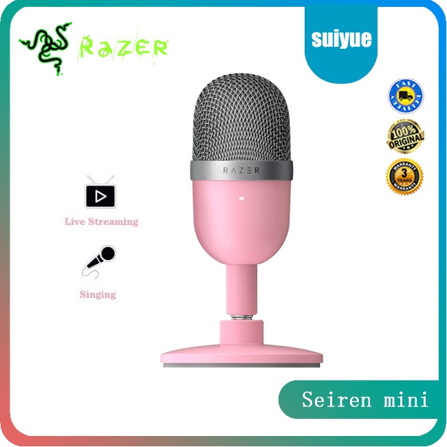 Razer Seiren mini USB streaming microphone with precise supercardioid ...