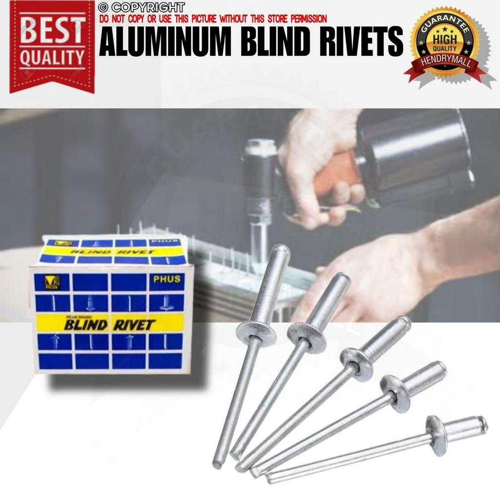 ALUMINUM BLIND RIVETS (1/8X1/2 & 3/4 : 5/32X1/2 & 3/4: 3/16X1/2 & 3/4 ...