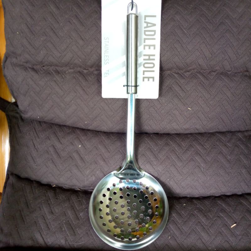 Stainless steel ladle with hole | Shopee Philippines