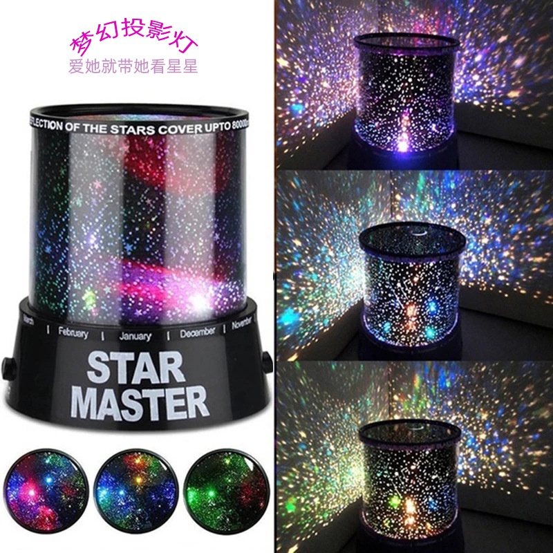 lucky-Star Master Projector Lamp(Star and Moon Character) | Shopee ...