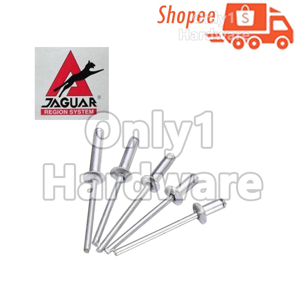 1/8" JAGUAR BLIND RIVETS ALUMINIUM BLIND RIVETS ANCHOR ALUMINIUM BLIND ...
