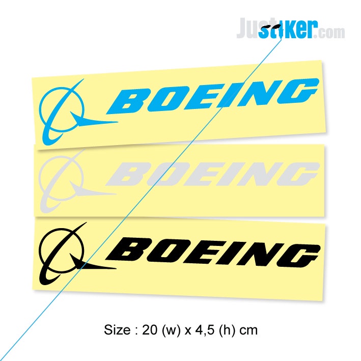 Boeing Logo Sticker, Aviation Sticker, Aviation Sticker | Shopee ...