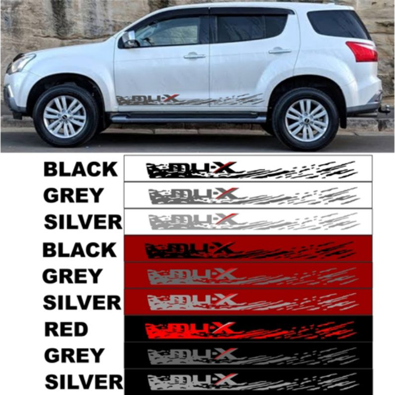 Isuzu Mux Car Sticker Design for side body 2pcs | Shopee Philippines