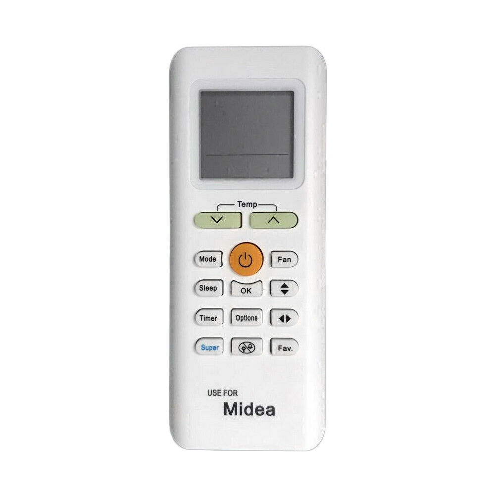 New For Midea Air Conditioner A/C AC Remote Control RG70E/BGEF RG70C ...