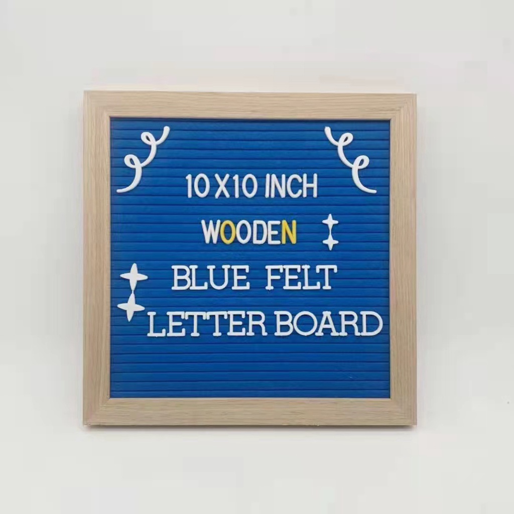 10x10 inch Wall Decor Letter Board Wooden Message Board | Shopee ...