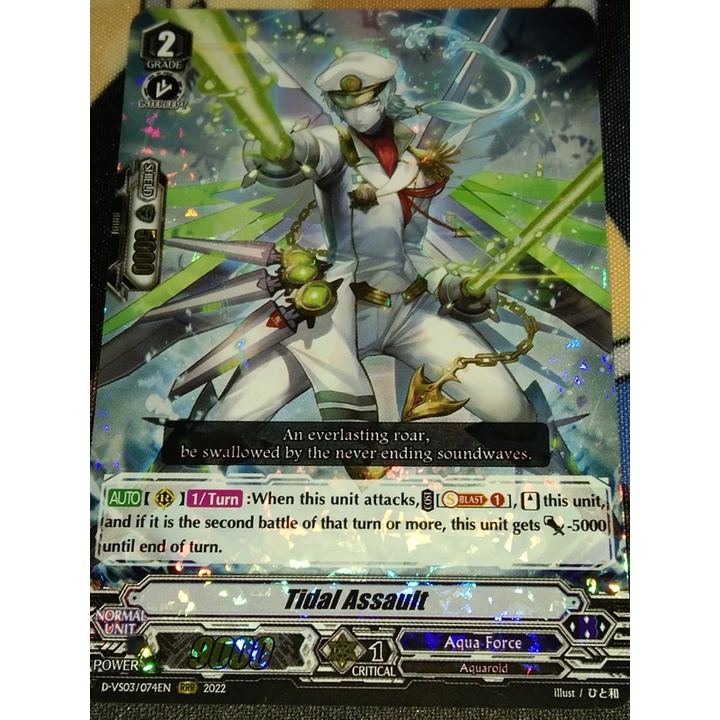 Tidal Assault (D-VS03/074EN RRR) - Cardfight!! Vanguard V Premium ...