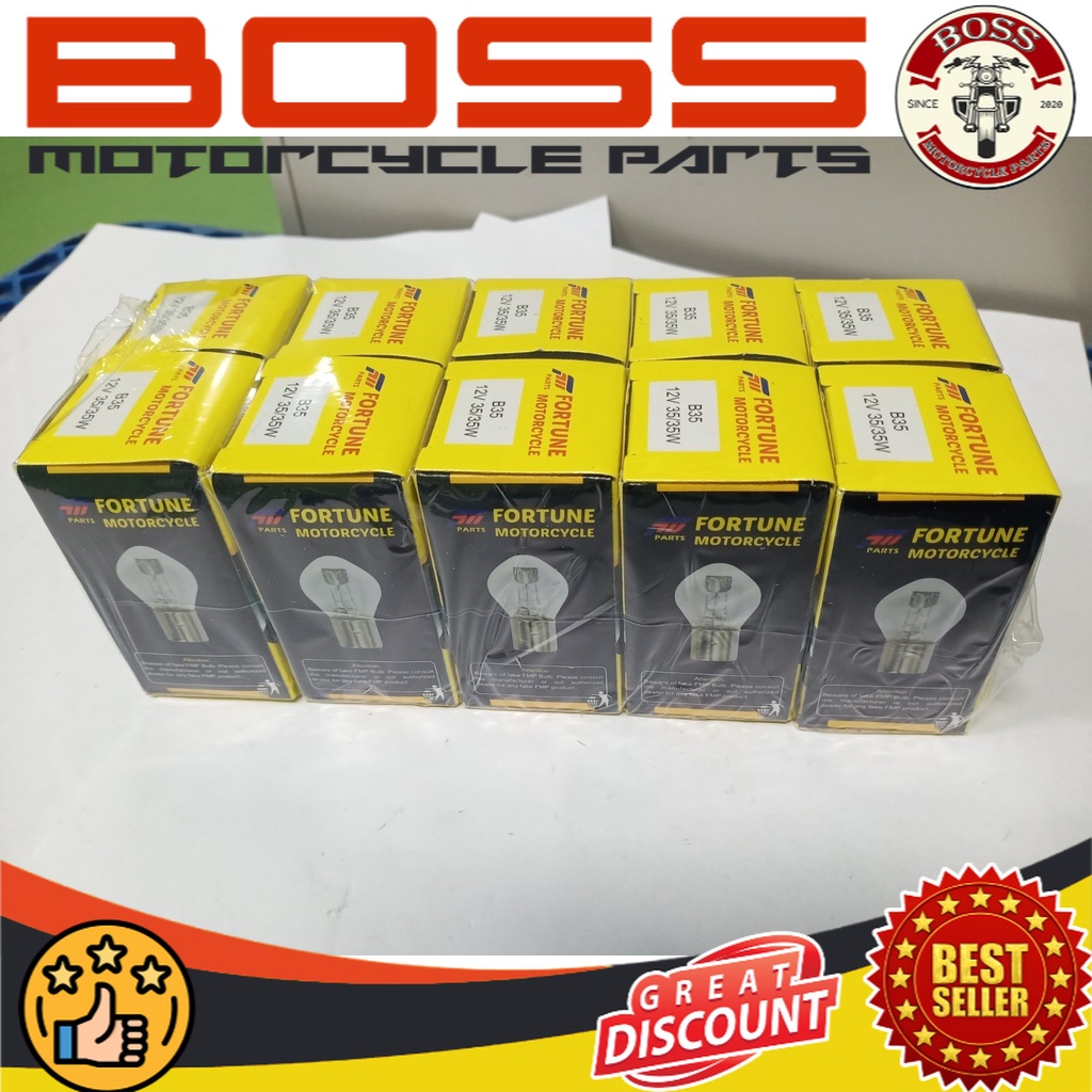 HEADLIGHT BULB SOLD PER BOX 10 PCS (T19/B35/RP30/RP35/G18) CLEAR ...