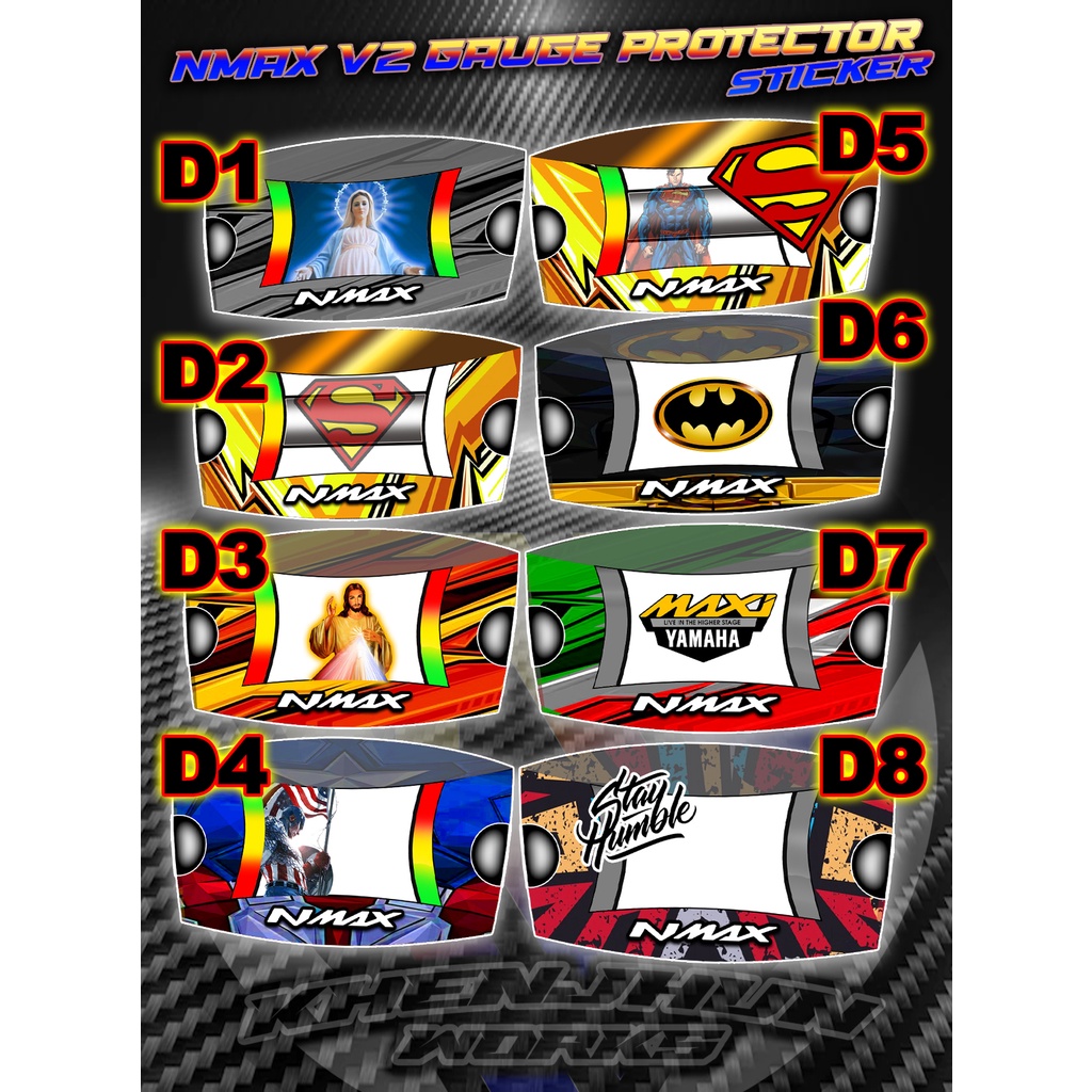 Nmax V2 Gauge Protector Sticker | Shopee Philippines