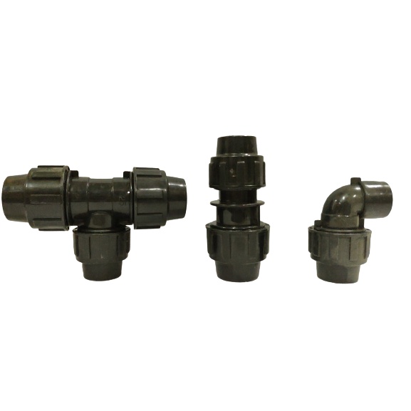 PE REDUCER COMPRESSION FITTINGS (BLACK) | Shopee Philippines