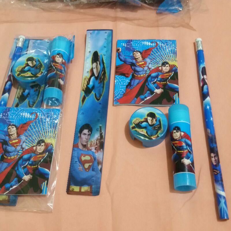 Superman school supplies set (12packs) | Shopee Philippines