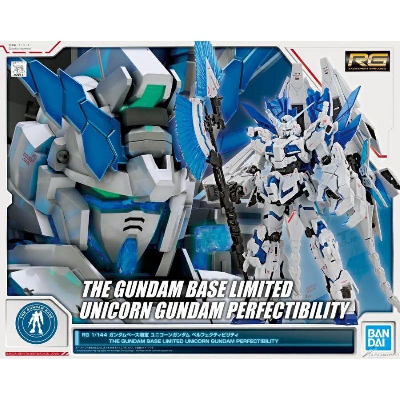 Real Grade RG The Gundam Base Limited Unicorn Gundam Perfectibility ...