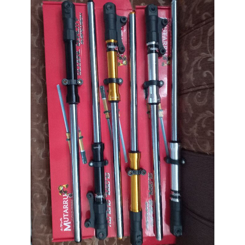 Mutarru, Front Shock for Honda XRM 125/110 (disc break) Color: Black ...