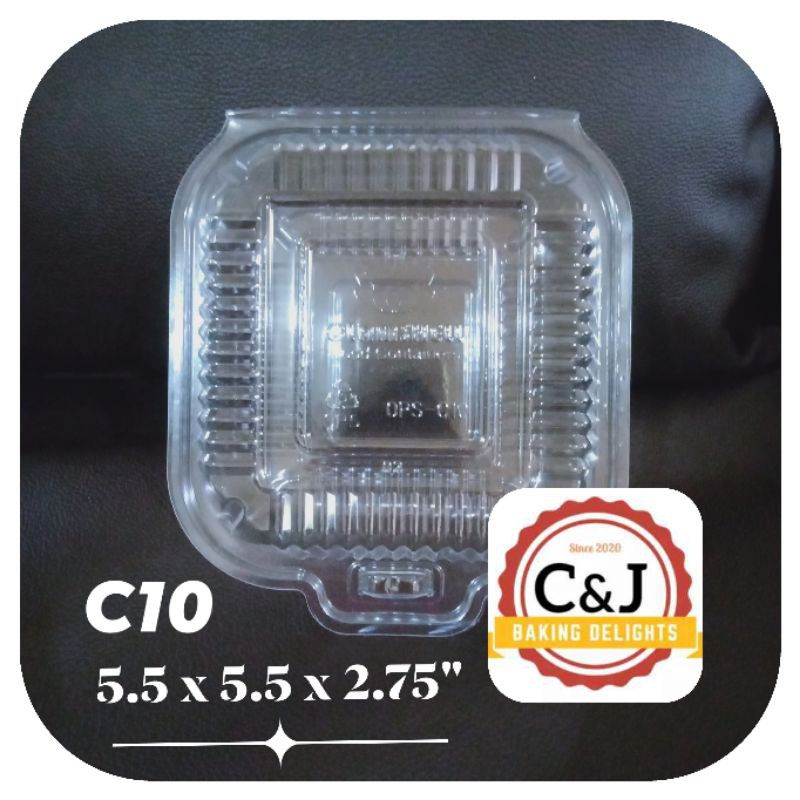Clamshell Plastic container / C306 / C10 / 10 pcs per set | Shopee ...
