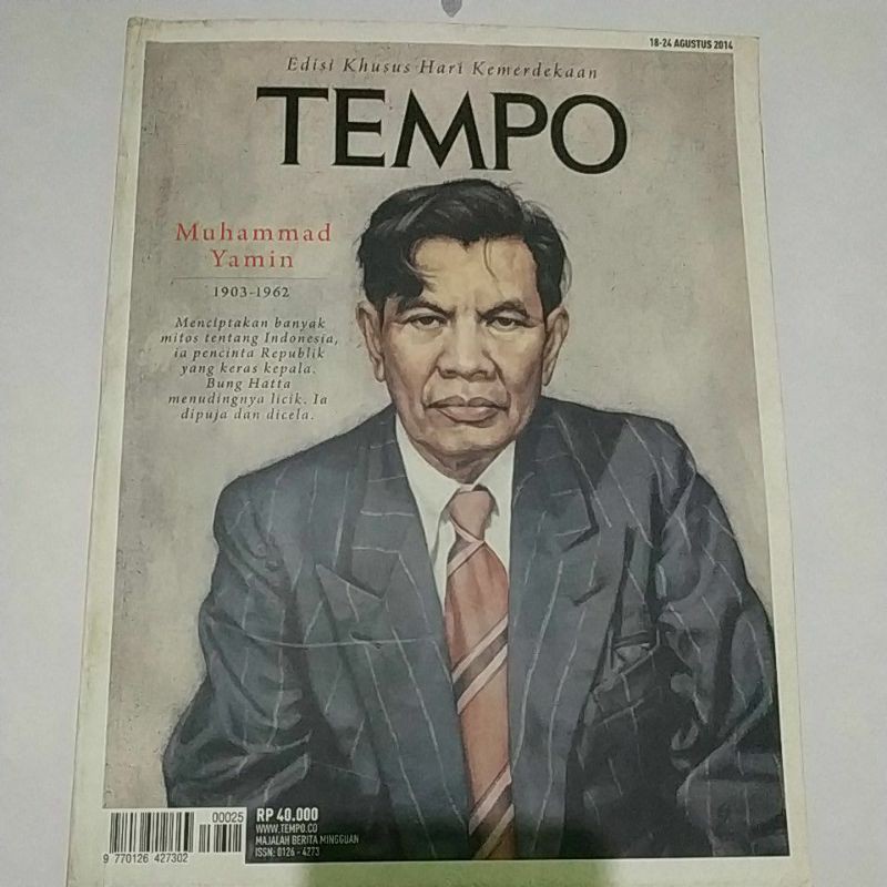 Tempo Magazine special edition Muhammad Yamin | Shopee Philippines