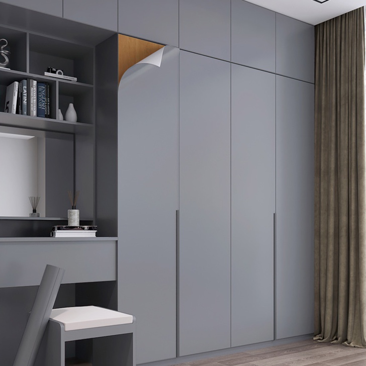 Self adhesive wardrobe wallpaper/waterproof fridge film/vinyl moisture ...