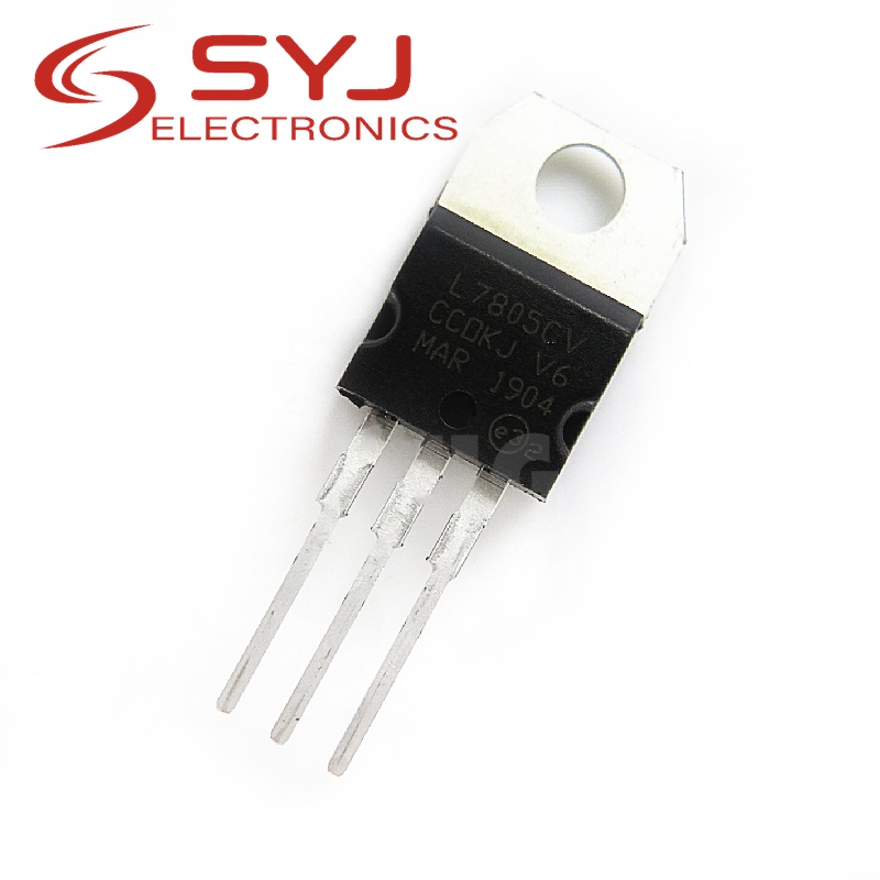 10 piece L7805CV L7805 7805 LM7805 KA7805 Voltage Regulator 5V TO-220 ...