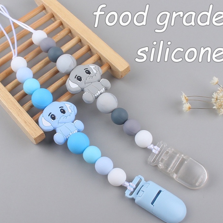 Cute Animal Silicone Pacifier Clip for Babies Girls Boys Infant ...