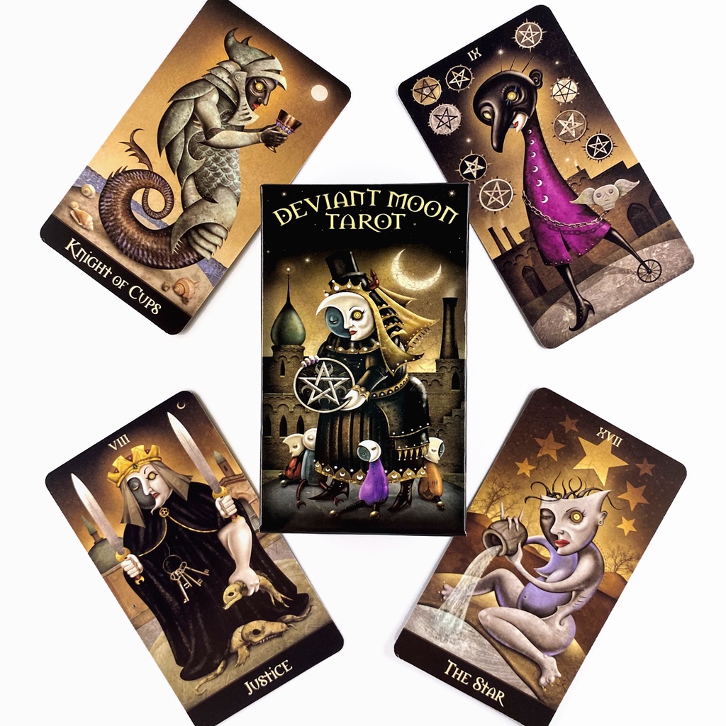 Deviant Moon Tarot Deck Prophecy Oracle Cards With PDF Guidebook ...