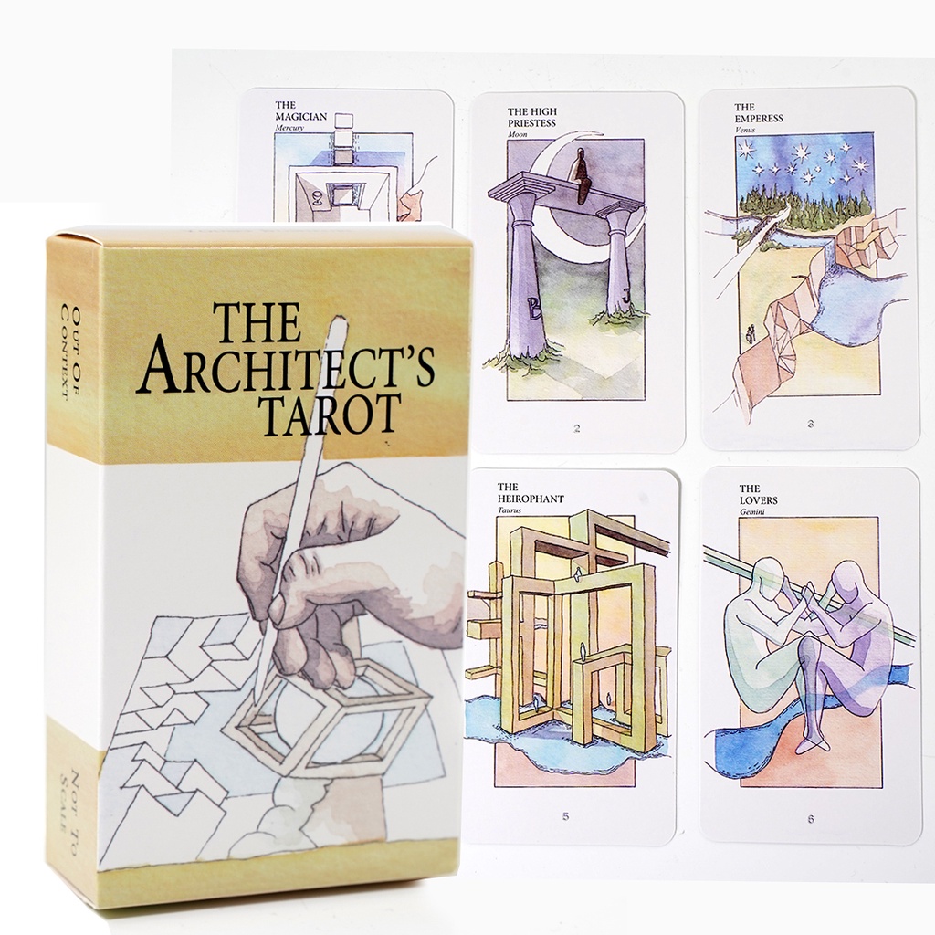 The Architect Tarot Mini Pocket Marchetti Tarot Masonic Tarot Deck ...