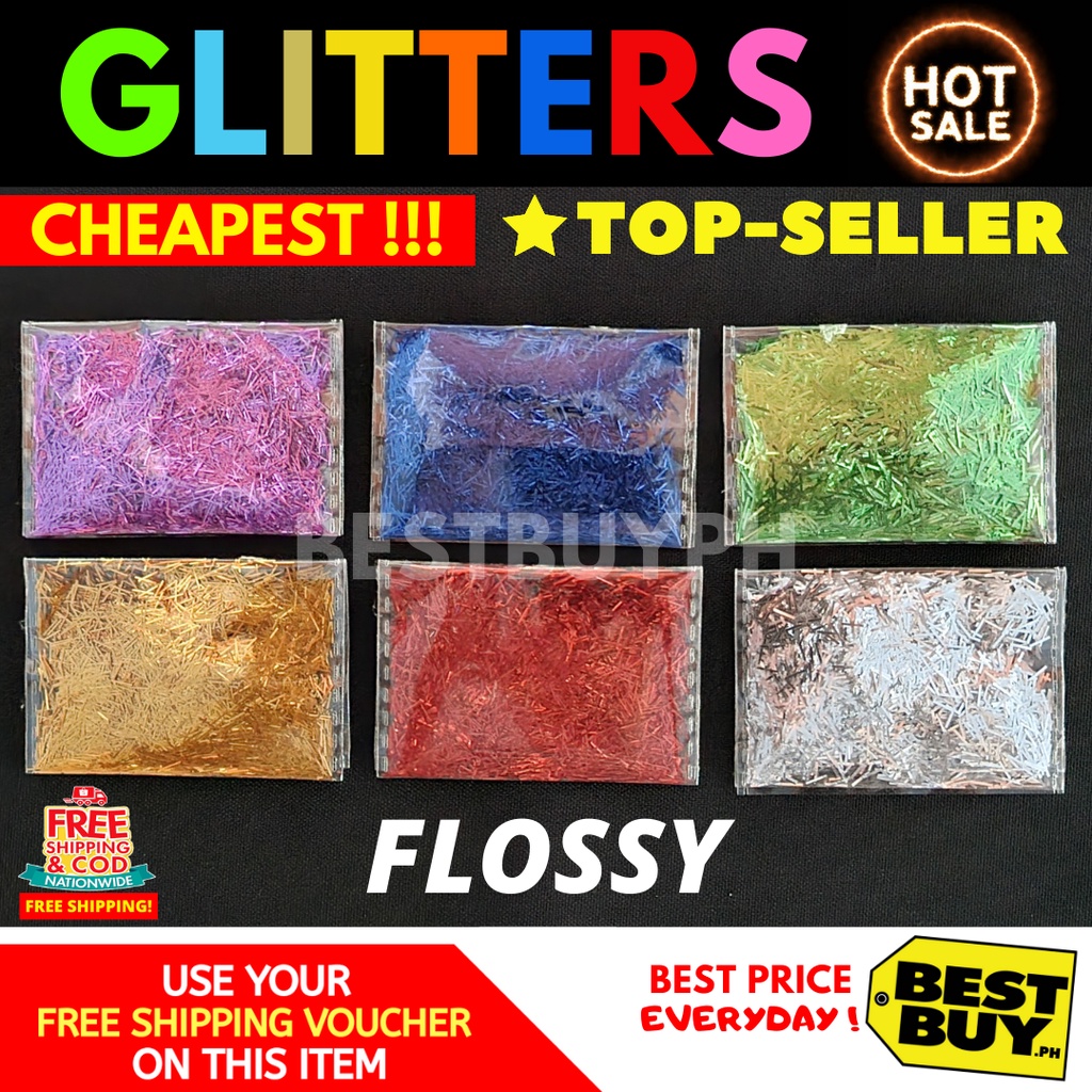 Glitter Flakes / Confetti - Flossy CHEAPEST | Shopee Philippines