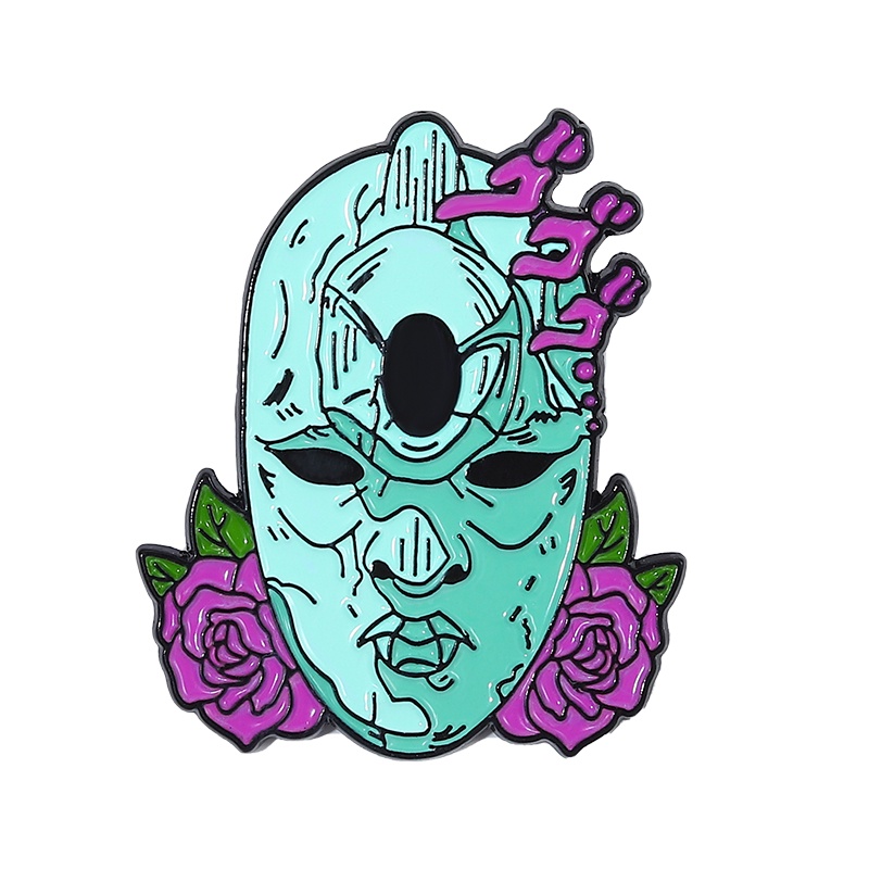 JoJo Adventure Anime Enamel Pins Kujo Jotaro Jolyne Cujoh Brooches ...