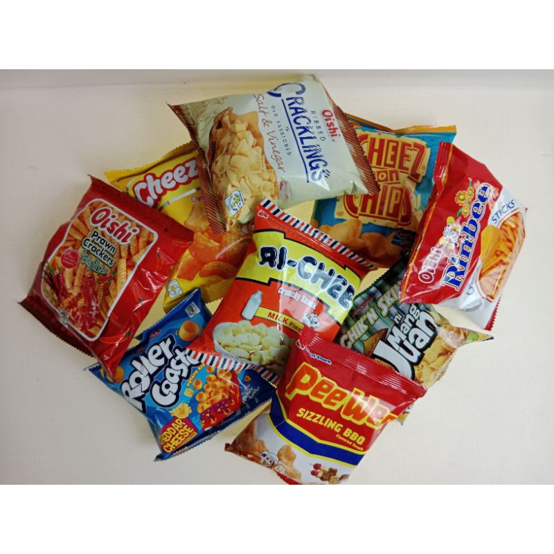 Snack Package 7 pcs. ( Assorted Snack Set ) | Shopee Philippines