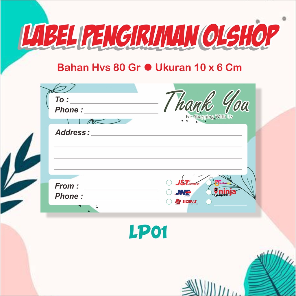 Delivery Labels/ Olshop Delivery Labels/ Paper Delivery Labels/ Custom ...