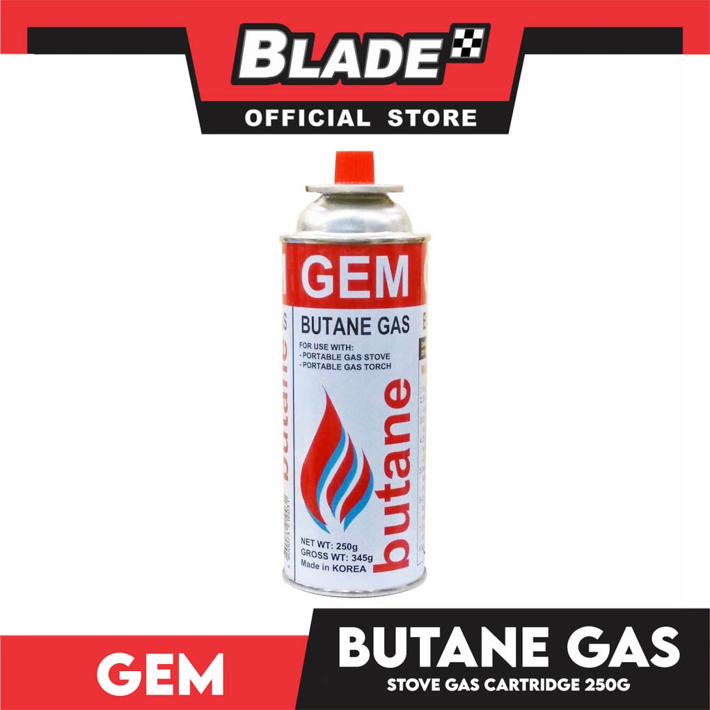 GEM Butane Gas 250grams Stove Gas Cartridge | Shopee Philippines