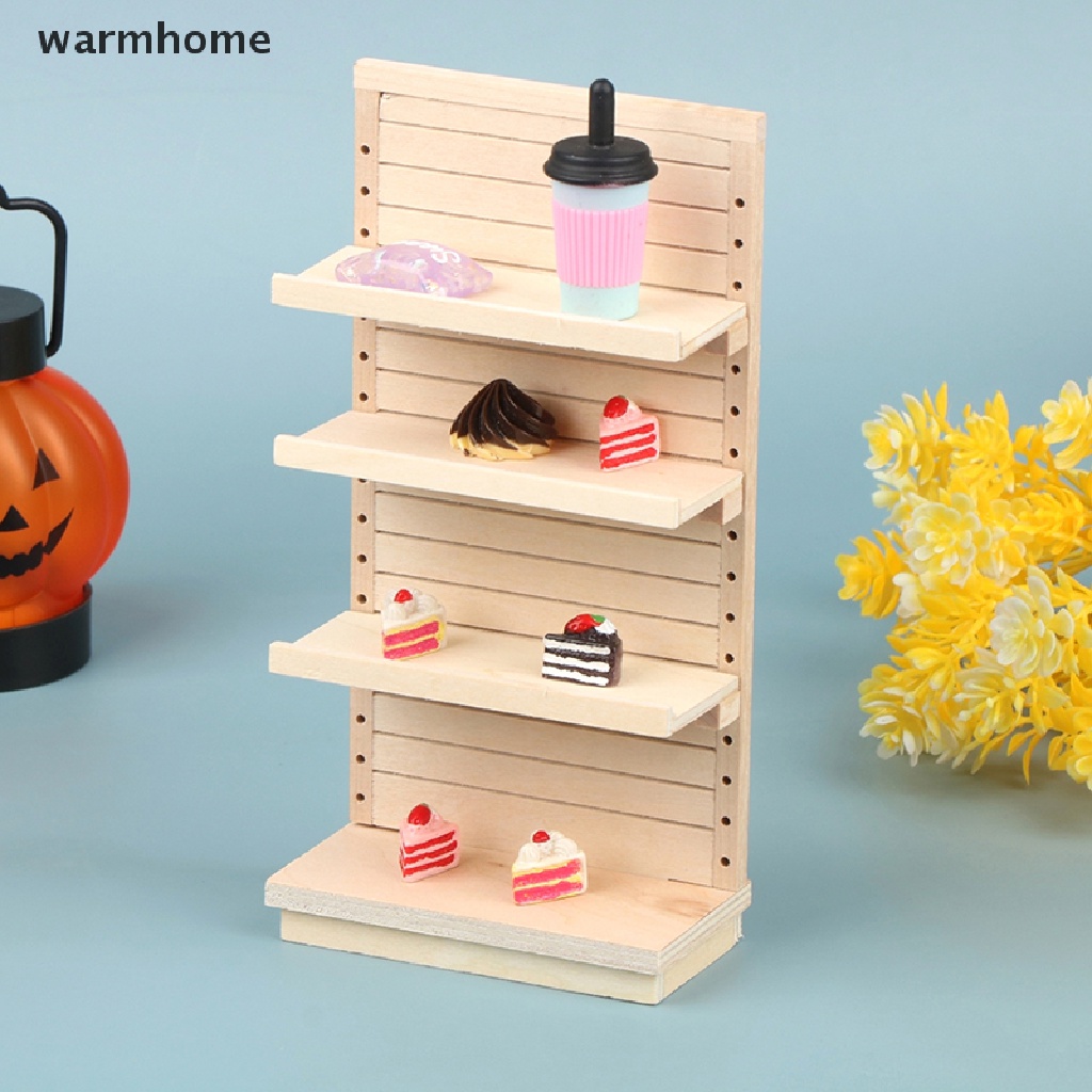 WMPH 1:12 Dollhouse Miniature Display Rack Storage Shelf Model ...