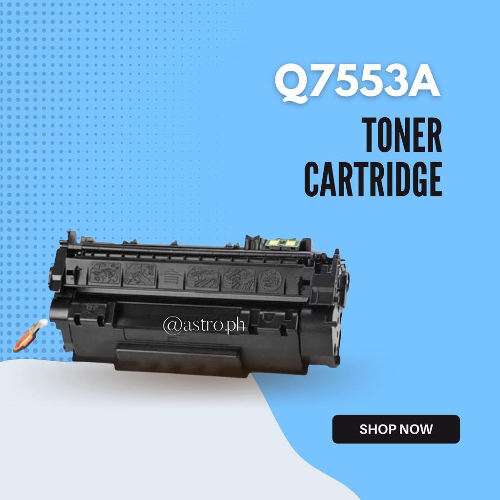 Compatible Q7553A 53A Toner Cartridge for HP Printer P2014/2015 ...