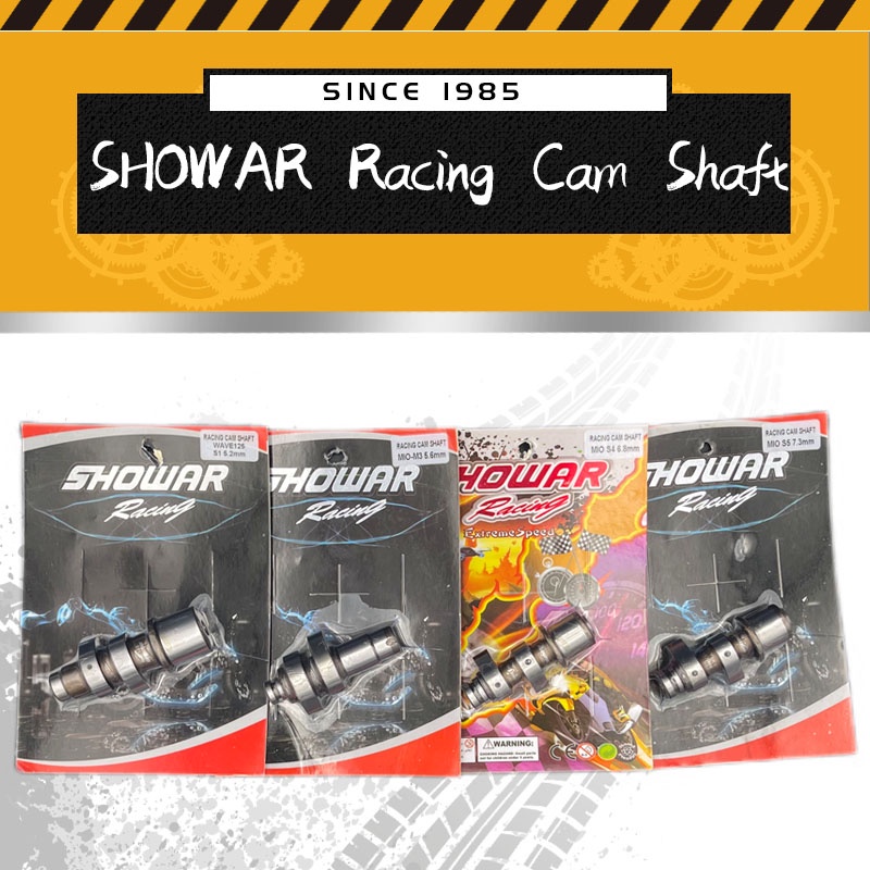 SHOWAR Racing Cam Shaft WAVE125 S1 5.2MM/MIO M3 5.6MM/MIO S4 6.8MM/MIO ...