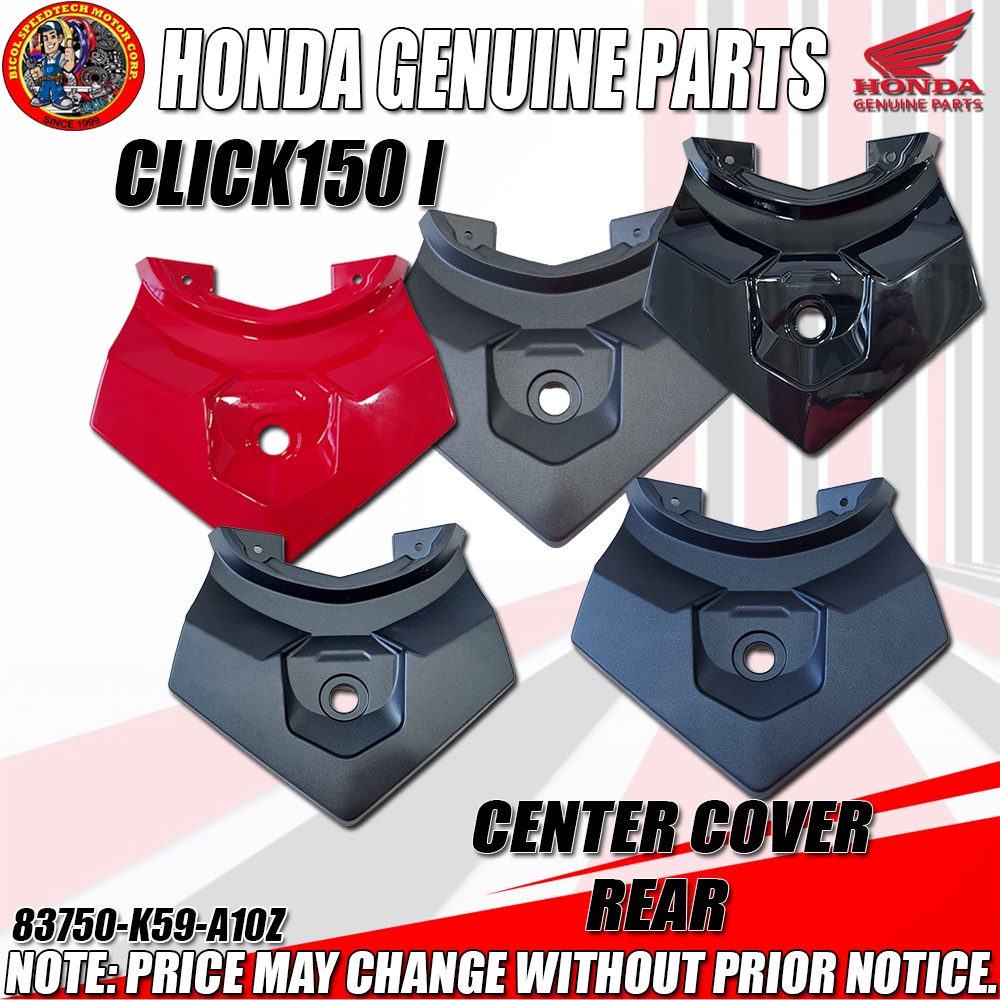 CLICK 150 I V1 CENTER COVER REAR (HPI) (Genuine: 83750-K59-A10Z ...