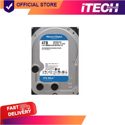 WESTERN DIGITAL 4TB/5400RPM/64MB/BLUE/[WD40EZAZ] | Shopee Philippines