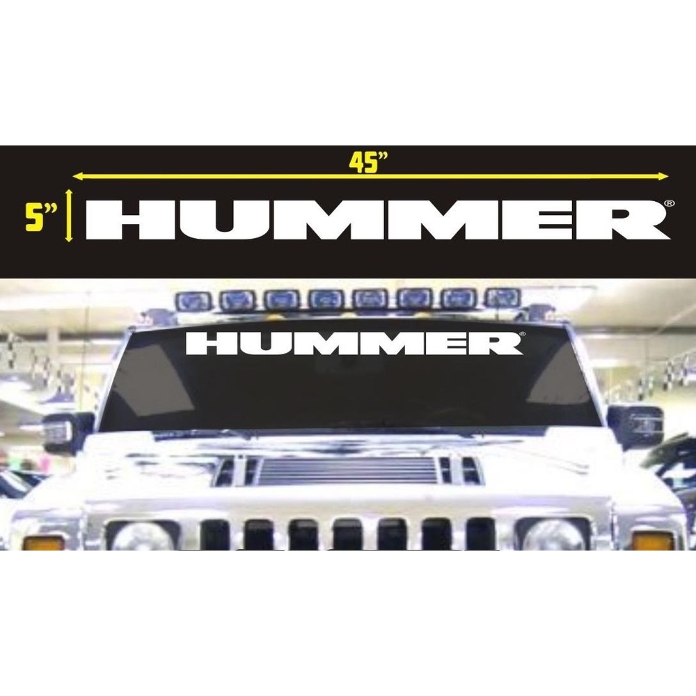 HUMMER H1 Or H2 Windshield Vinyl Decal Sticker | Shopee Philippines