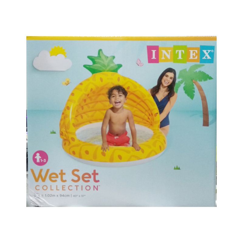 Intex 58414 Pineapple Baby Pool Pool (102cm x 94cm) | Shopee Philippines
