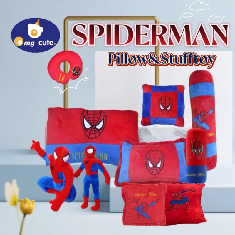 New! Character spiderman pillow /Stufftoy birthday gift boys fashion ...