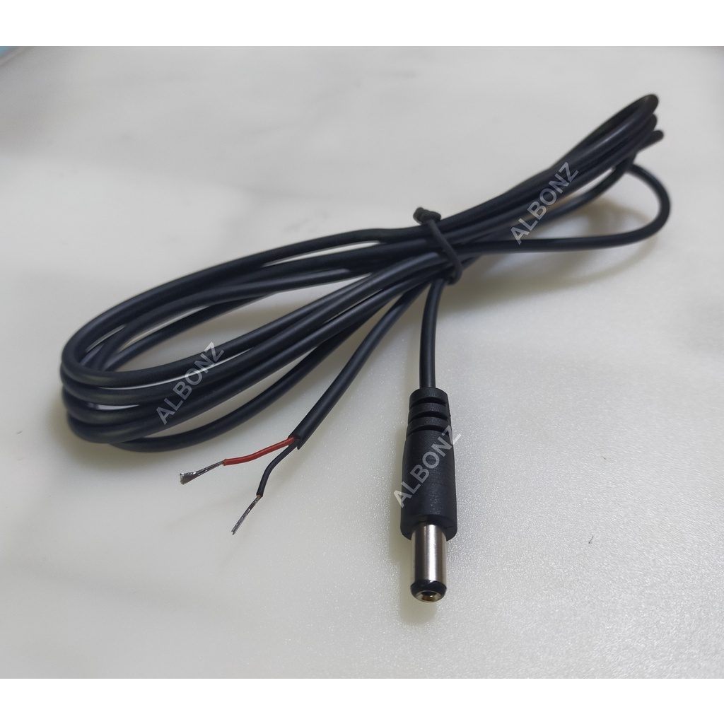 DC 12V Jack Connector 5.5mm Male Pin | Shopee Philippines