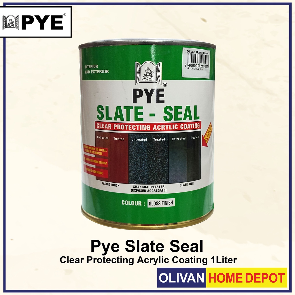PYE Slate Seal Clear Protecting Acrylic Coating 1 Liter | Shopee ...
