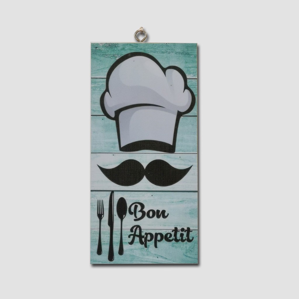 HIASAN DINDING Wall Hanging Display Wall Decor Bon Appetit Chef Hat ...