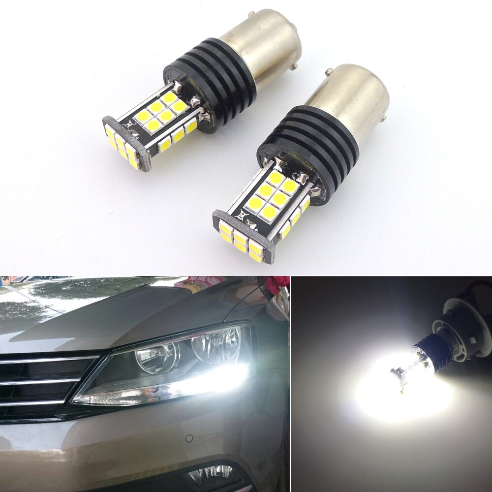 2PCS HID White Error Free LED Bulbs Fit for 2011-2016 MK6 Volkswagen ...