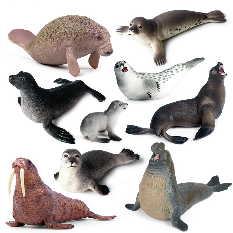 sea animal seal sea lion walrus manatee model children cognitive toys ...