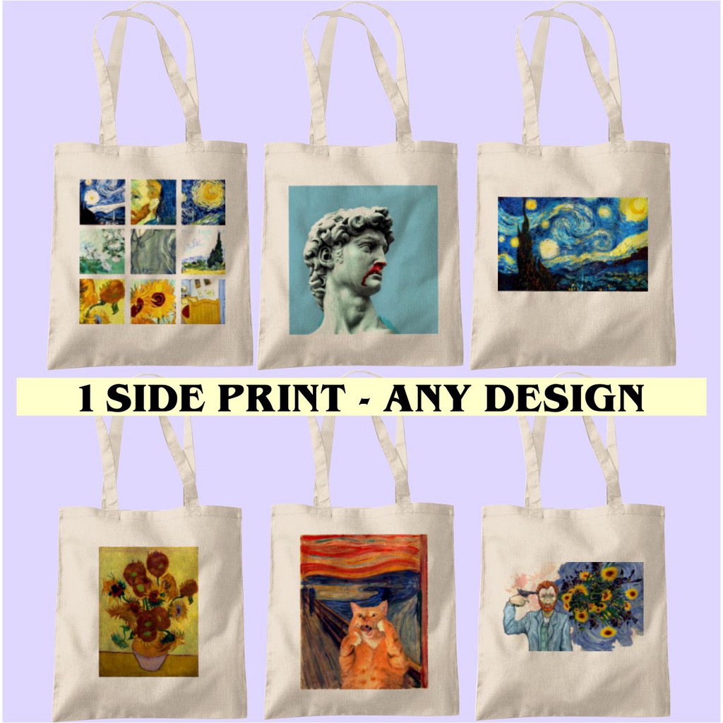 RUSHWIZ Totebag Expandable with Print Sublimation Canvas / Katcha High ...