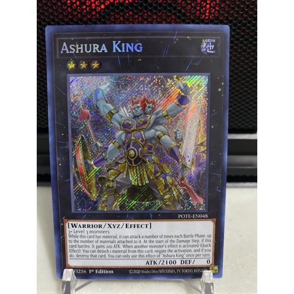 Ashura King - POTE-EN048 - Secret Rare 1st Edition | Shopee Philippines
