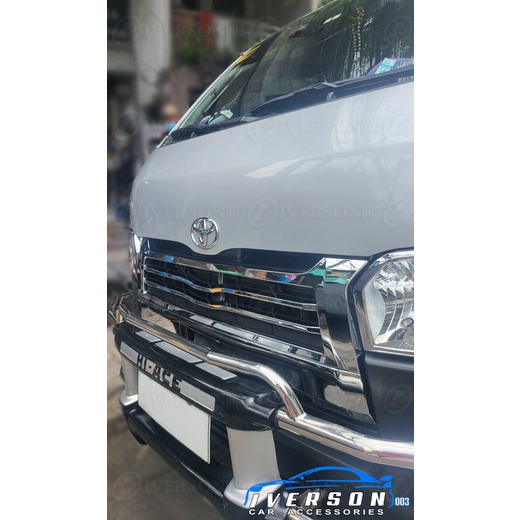 Chrome Front Grill for Toyota Hiace Commuter 2014 to 2018 | Shopee ...